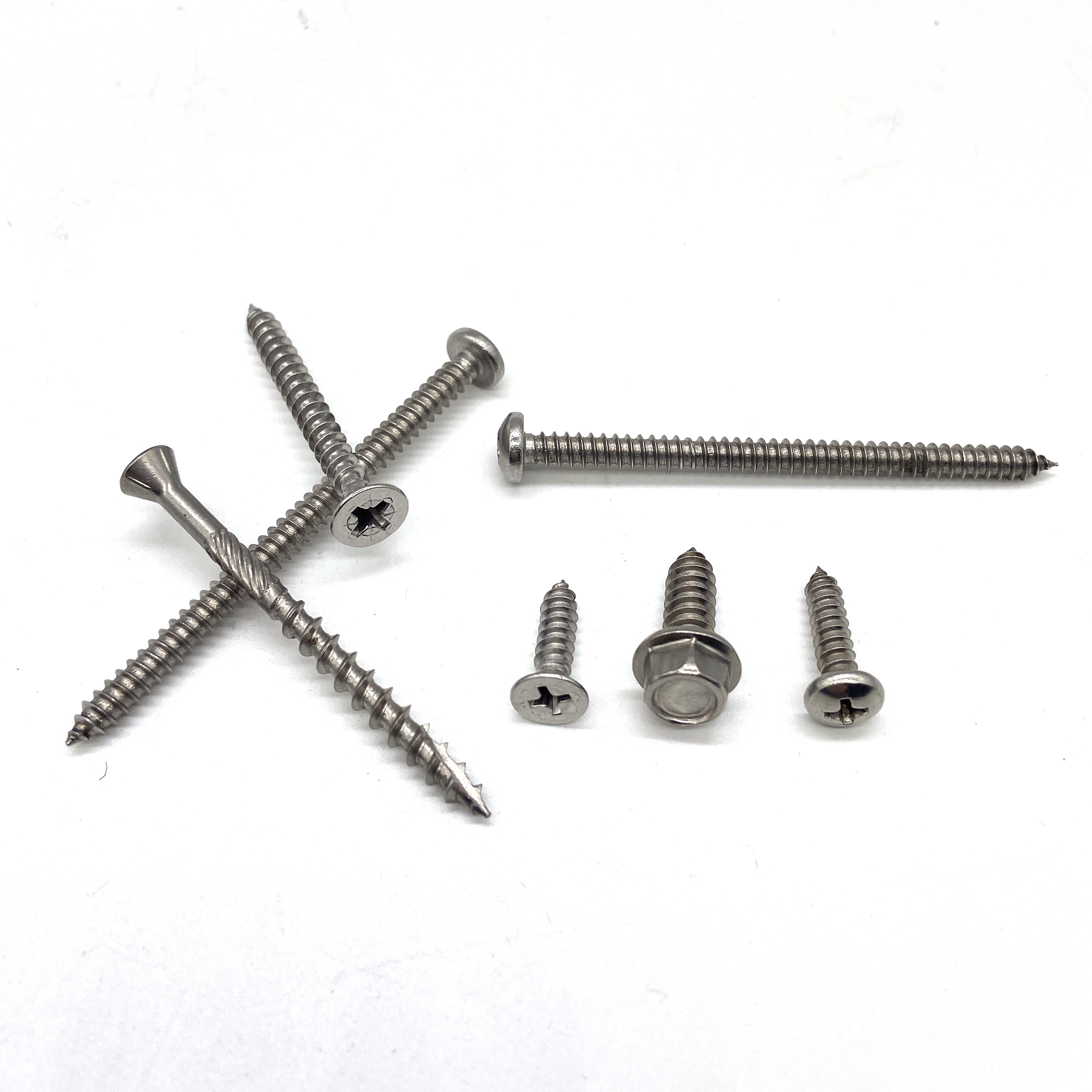 304 316L Stainless Steel Trim Head Screws for Metal Studs Self Tapping ...