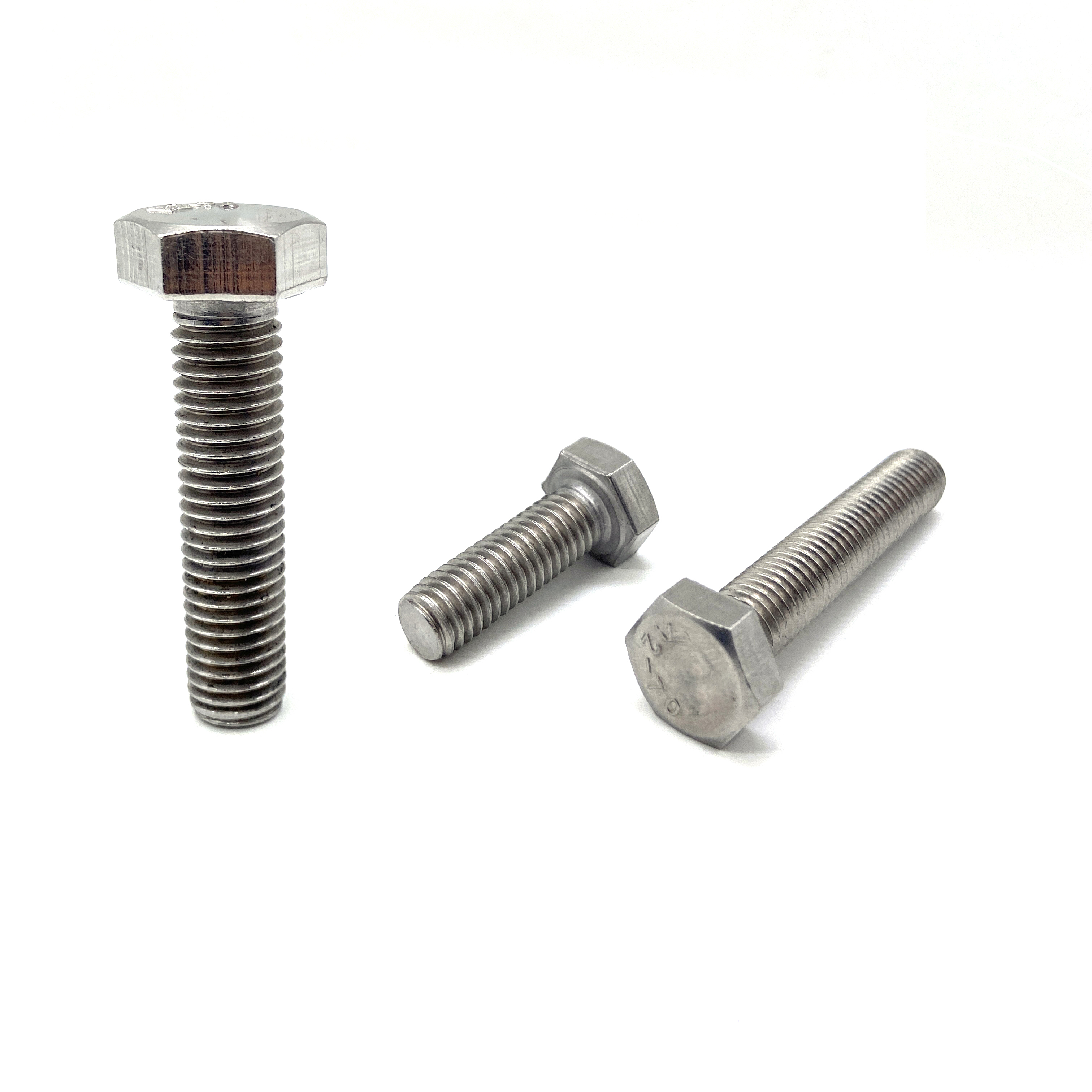 INOX A2 INOX A4 DIN933 Stainless Steel Hexagon Head Full Threaded Bolts ...